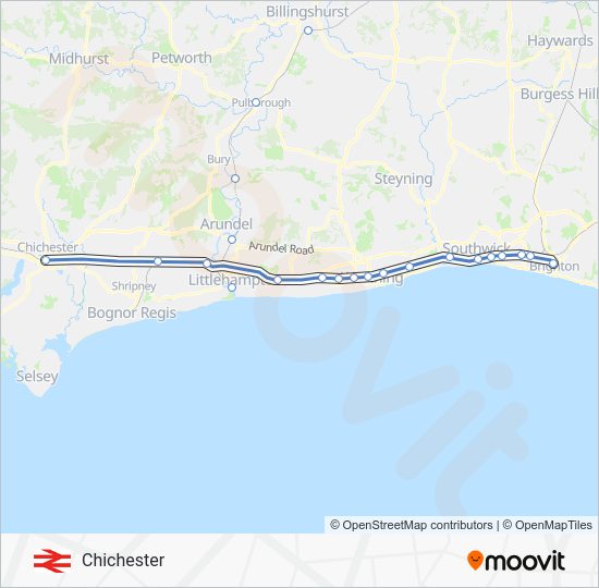 MILDMAY LINE Route: Schedules, Stops & Maps - Chichester (Updated)