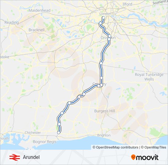mildmay line Route: Schedules, Stops & Maps - Arundel (Updated)
