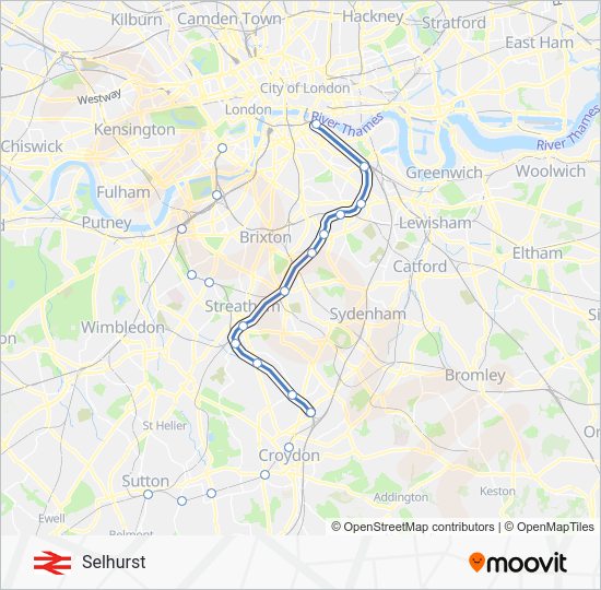 MILDMAY LINE Route: Schedules, Stops & Maps - Selhurst (Updated)
