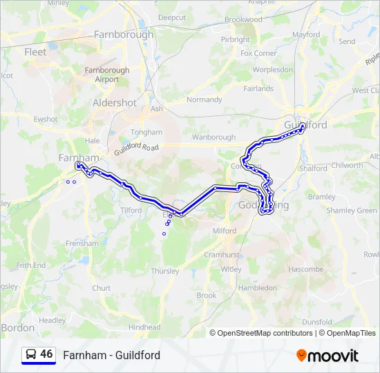 46 Route: Schedules, Stops & Maps - Farnham (Updated)