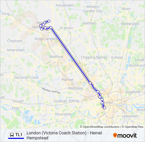 TL1 Route: Schedules, Stops & Maps - Victoria (Updated)