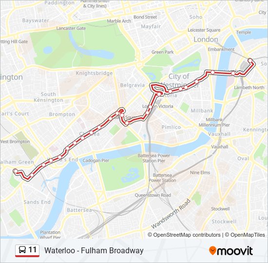 11 Route: Schedules, Stops & Maps - Waterloo (Updated)