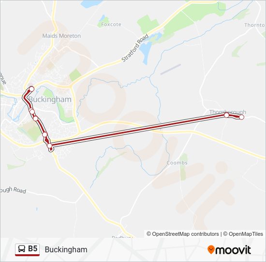 b5 Route: Schedules, Stops & Maps - Buckingham (Updated)