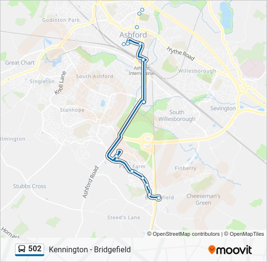 502 Route: Schedules, Stops & Maps - Bridgefield (Updated)