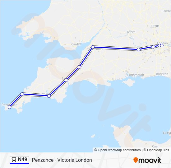 N49 Route: Schedules, Stops & Maps - Victoria (Updated)
