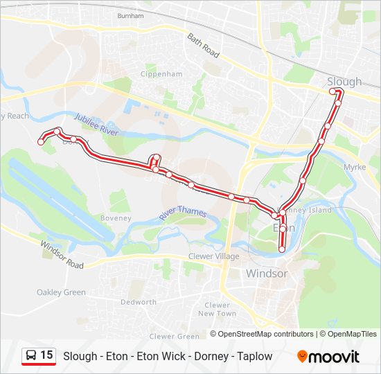 15 Route: Schedules, Stops & Maps - Dorney (Updated)