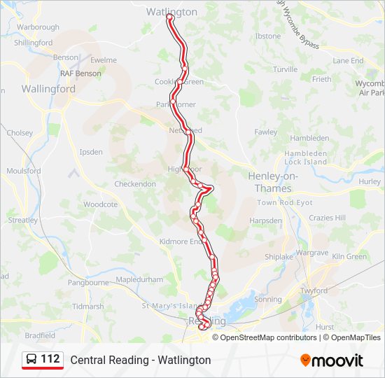 112 Route: Schedules, Stops & Maps - Watlington (Updated)