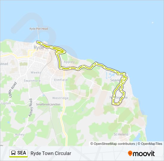 SEA Route: Schedules, Stops & Maps - Ryde (Updated)
