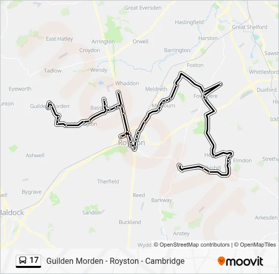 17 Route: Schedules, Stops & Maps - Barley (Updated)