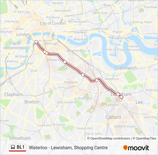 BL1 Route: Schedules, Stops & Maps - Waterloo (Updated)