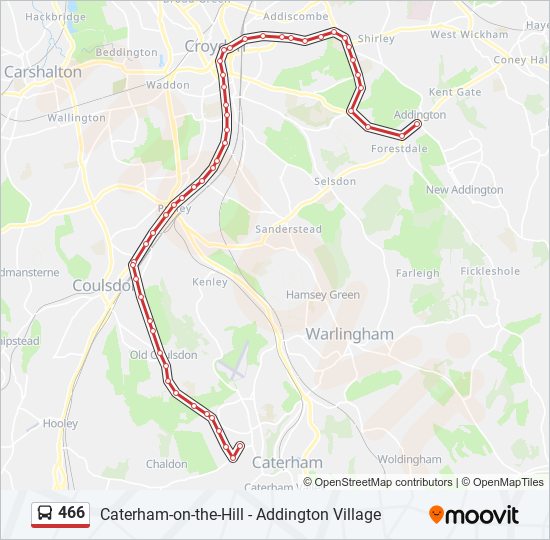 466 Route: Schedules, Stops & Maps - Addington Village (Updated)
