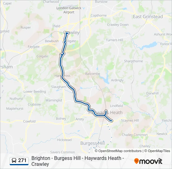 271 Route: Schedules, Stops & Maps - Crawley (Updated)