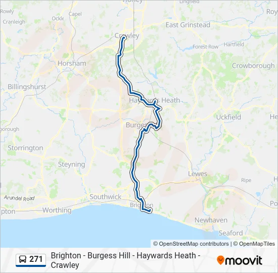 271 Route: Schedules, Stops & Maps - Kemp Town (Updated)