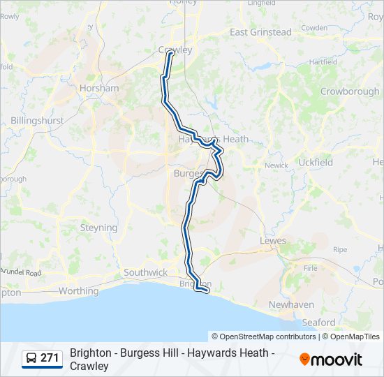 271 Route: Schedules, Stops & Maps - Crawley (Updated)