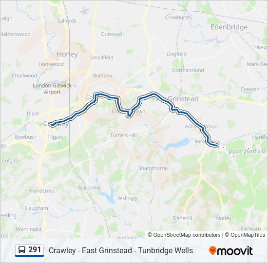 291 Route: Schedules, Stops & Maps - Crawley (Updated)