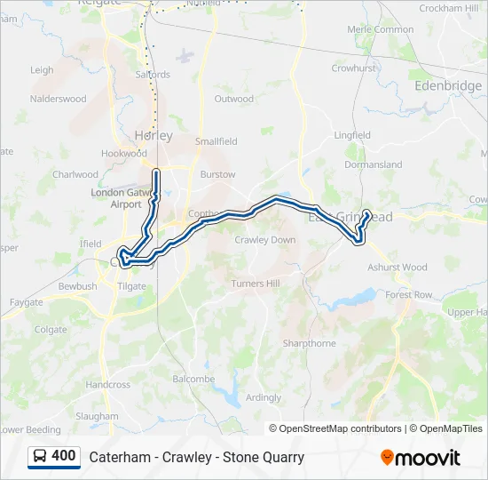 400 Route: Schedules, Stops & Maps - East Grinstead (Updated)