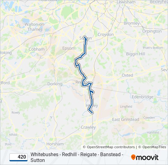 420 Route: Schedules, Stops & Maps - Gatwick Airport (Updated)