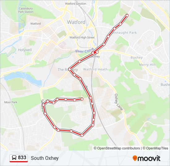 833-route-schedules-stops-maps-south-oxhey-updated