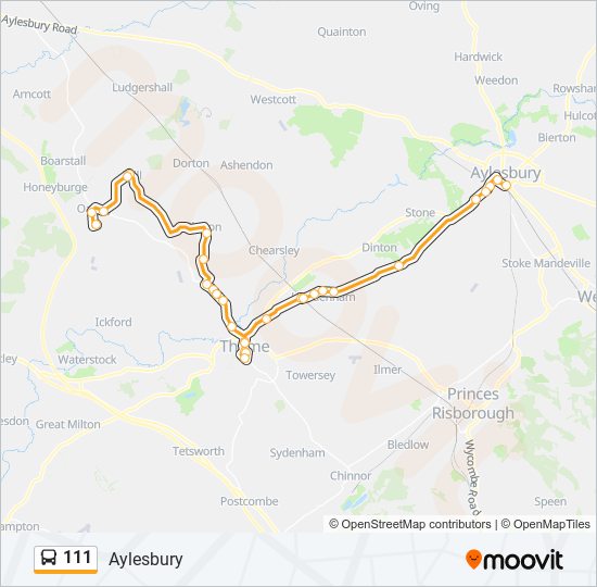 111 Route: Schedules, Stops & Maps - Aylesbury (Updated)