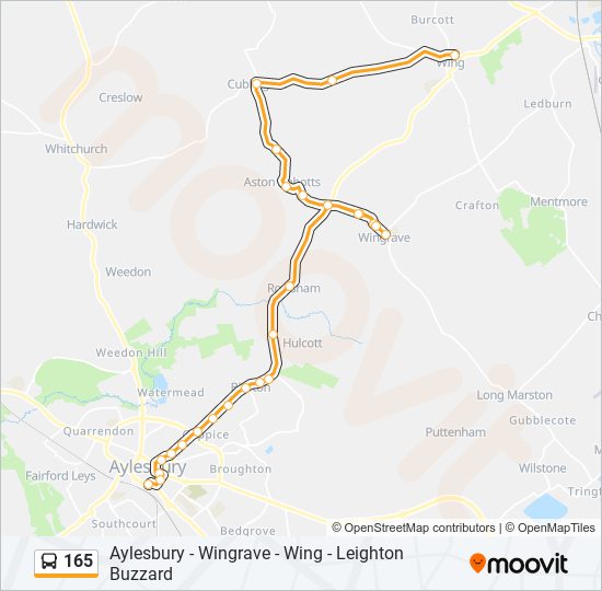165 Route: Schedules, Stops & Maps - Wing (Updated)