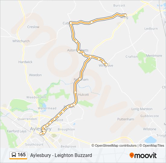 165 Route: Schedules, Stops & Maps - Wing (Updated)