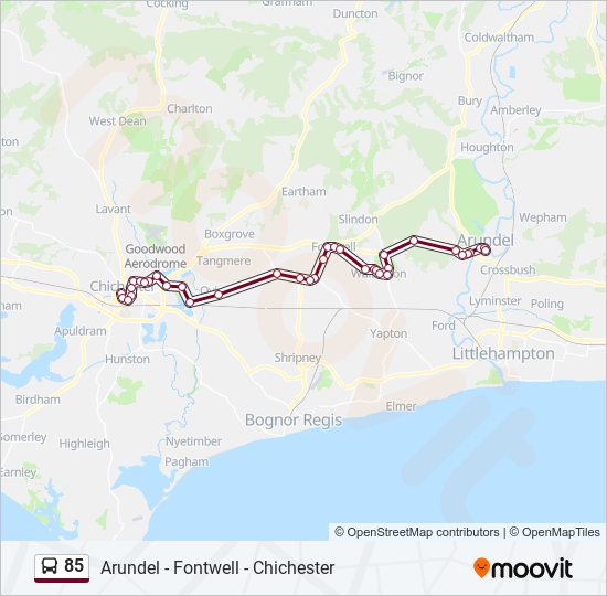 85 Route: Schedules, Stops & Maps - Arundel (Updated)