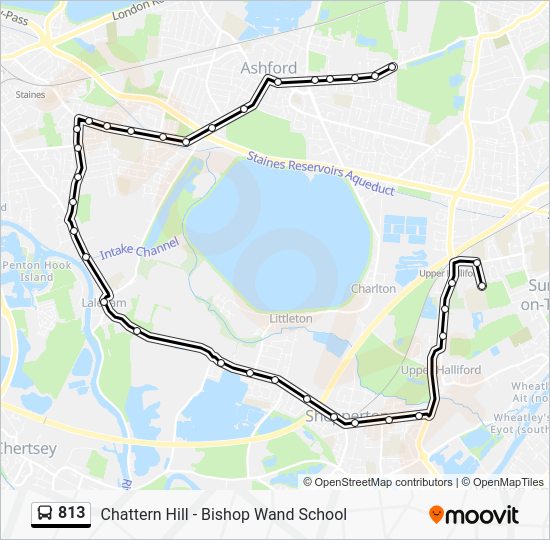 813 Route: Schedules, Stops & Maps - Chattern Hill (Updated)