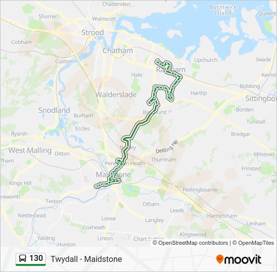 130 Route: Schedules, Stops & Maps - Maidstone (Updated)
