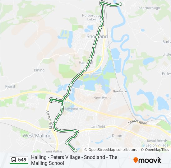 549 Route: Schedules, Stops & Maps - Peters Village (Updated)
