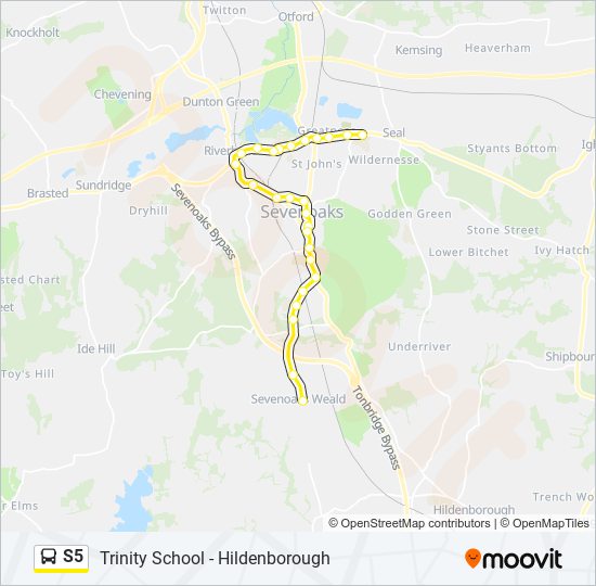s5 Route: Schedules, Stops & Maps - Greatness (Updated)