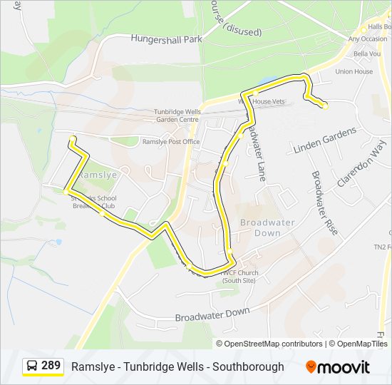 289 Route: Schedules, Stops & Maps - Ramslye (Updated)