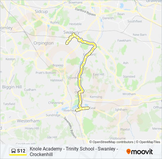 s12 Route: Schedules, Stops & Maps - Greatness (Updated)