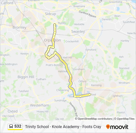 S32 Route: Schedules, Stops & Maps - Greatness (Updated)