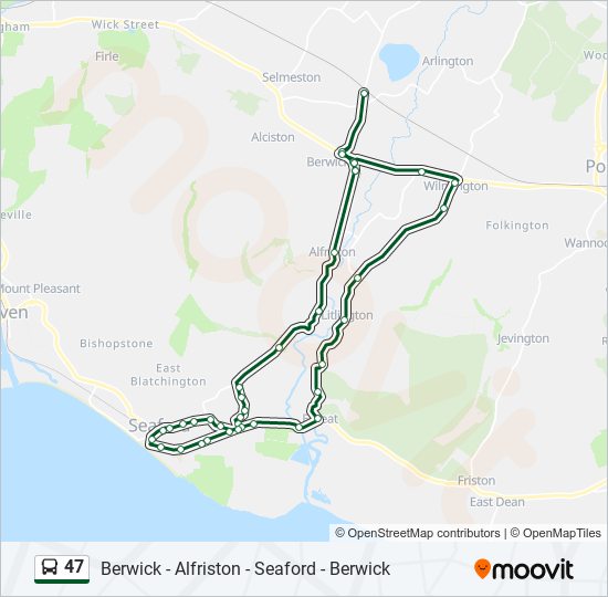47 Route: Schedules, Stops & Maps - Berwick (Updated)