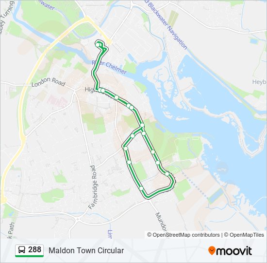 288 Route: Schedules, Stops & Maps - Maldon (Updated)