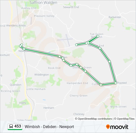 453 Route: Schedules, Stops & Maps - Newport (Updated)