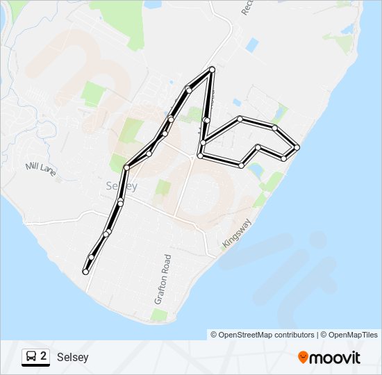 2 Route: Schedules, Stops & Maps - Selsey (Updated)