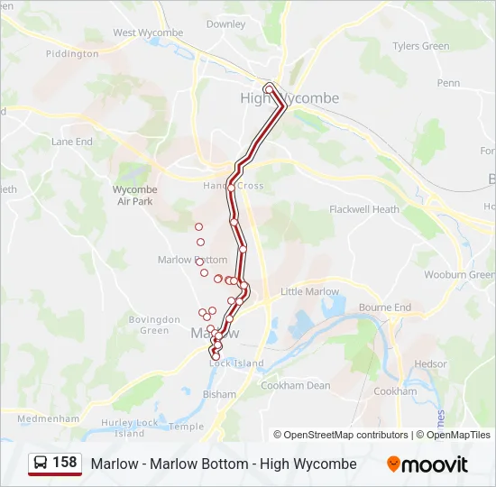 158 Route: Schedules, Stops & Maps - Marlow (Updated)
