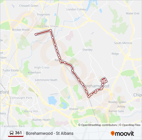 361 Route: Schedules, Stops & Maps - Smug Oak (Updated)