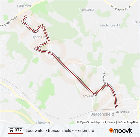 377 Route: Schedules, Stops & Maps - Hazlemere (Updated)