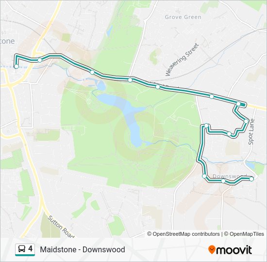 4 Route: Schedules, Stops & Maps - Maidstone (Updated)