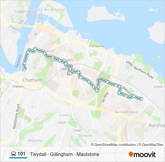 101 Route: Schedules, Stops & Maps - Chatham (Updated)