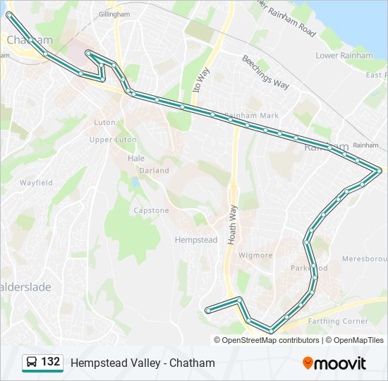 132 Route: Schedules, Stops & Maps - Hempstead (Updated)