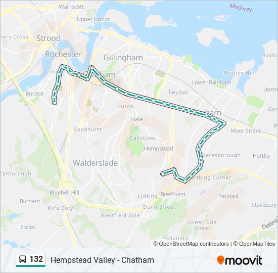 132 Route: Schedules, Stops & Maps - Hempstead (Updated)