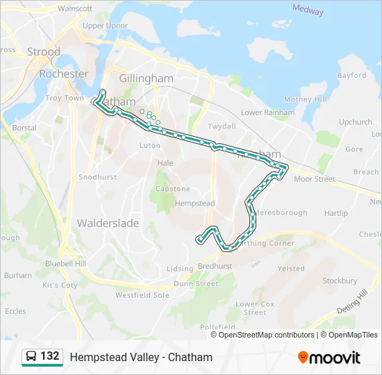 132 Route: Schedules, Stops & Maps - Chatham (Updated)