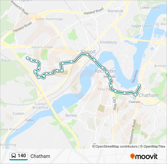 140 Route: Schedules, Stops & Maps - Chatham (Updated)