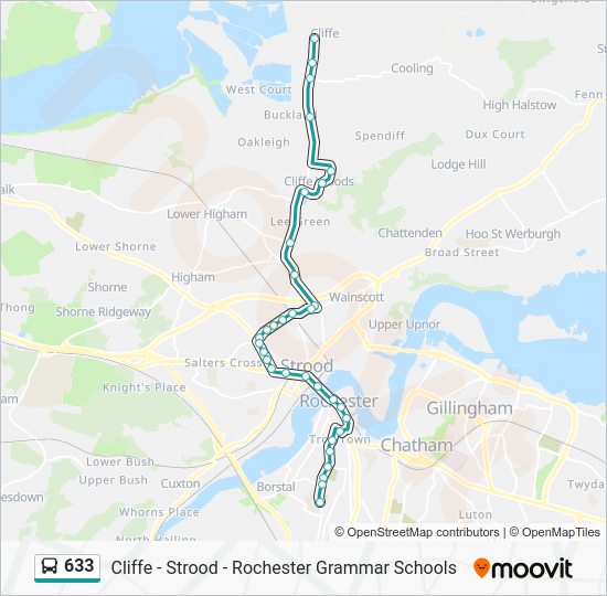 633 Route: Schedules, Stops & Maps - Rochester (Updated)