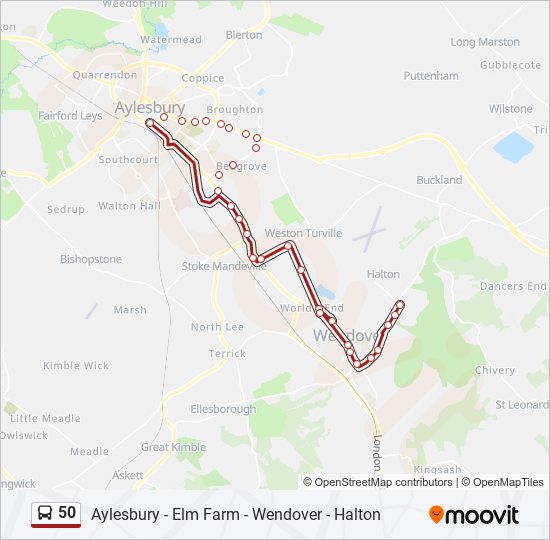 50 Route: Schedules, Stops & Maps - Aylesbury (Updated)