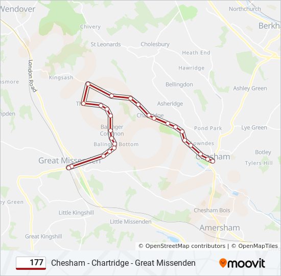 177 Route: Schedules, Stops & Maps - Great Missenden (Updated)
