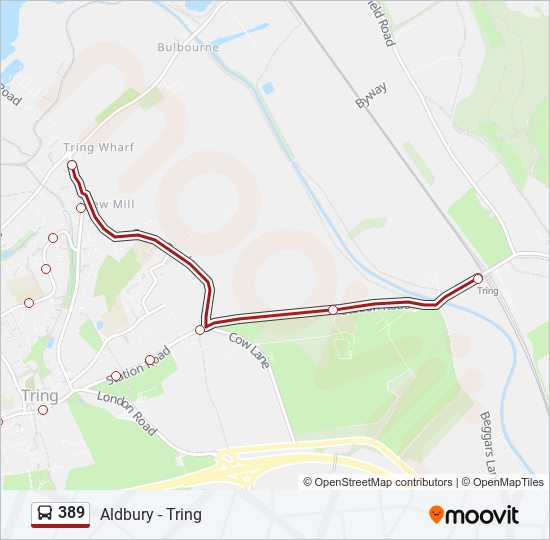 389 Route: Schedules, Stops & Maps - New Mill (Updated)